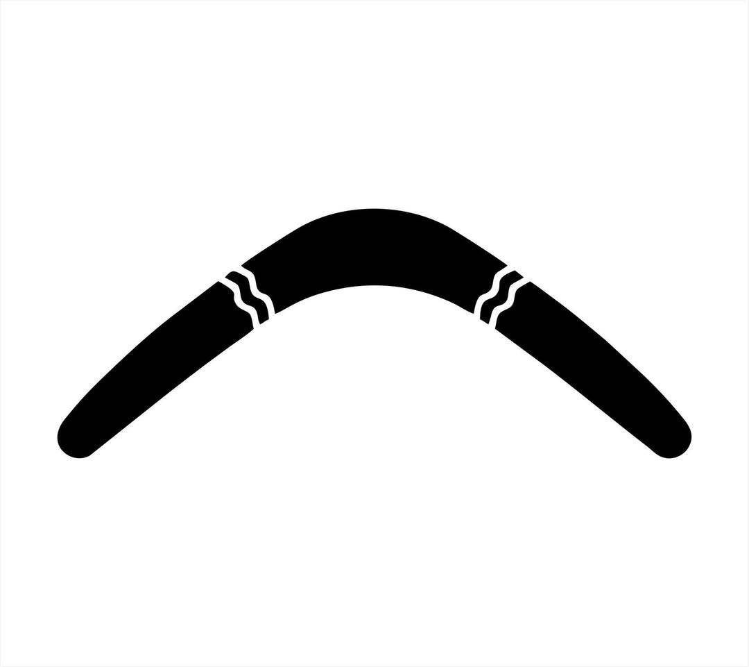 Boomerang Vinyl Decal Sticker Wall Door Window Car Van Bike Lorry Home ...
