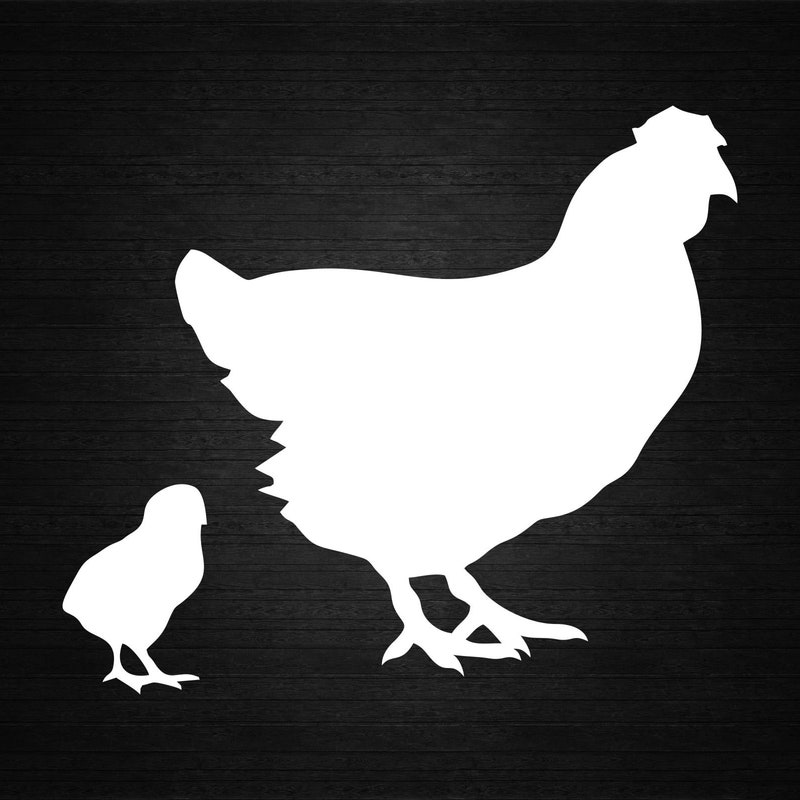 Chicken Wall Decal - Etsy