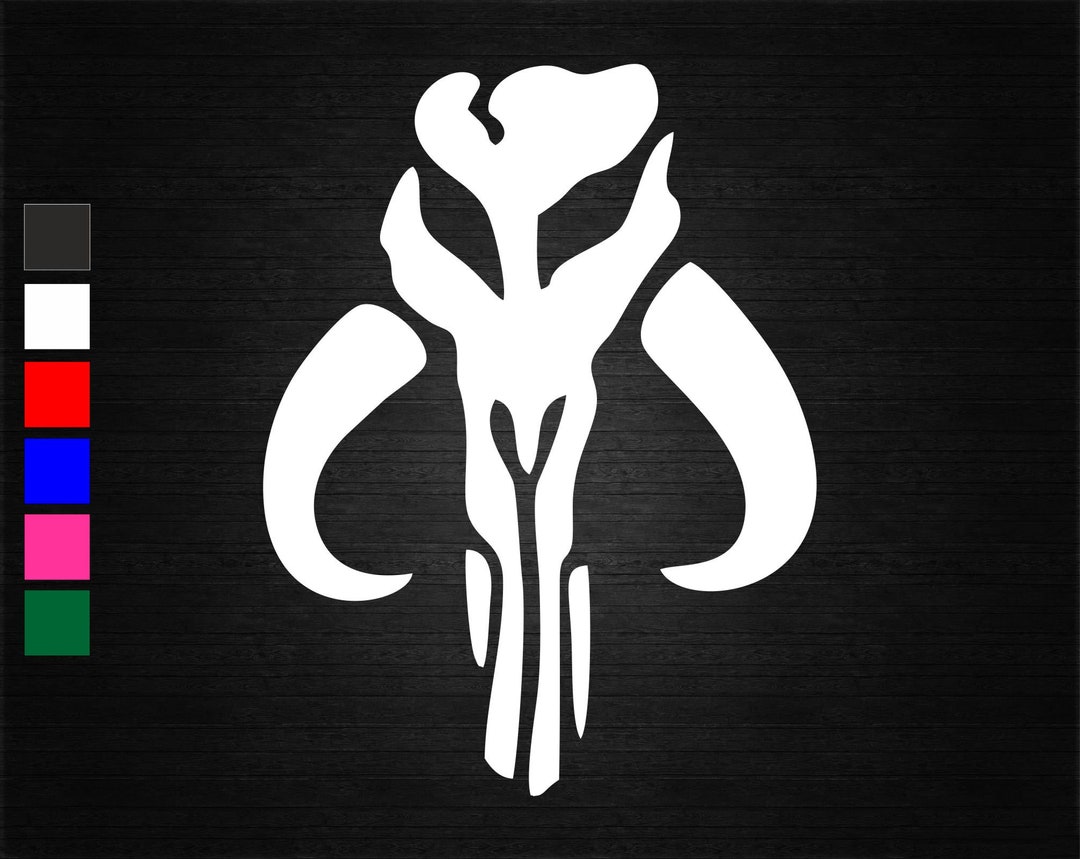 Mandalorian Mythosaur Vinyl Decal Sticker Wall Door Window Car Van Bike ...