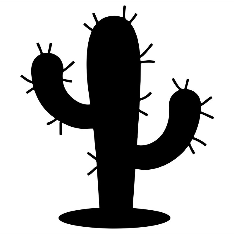 Cactus Wall Decal Bathroom - Etsy UK