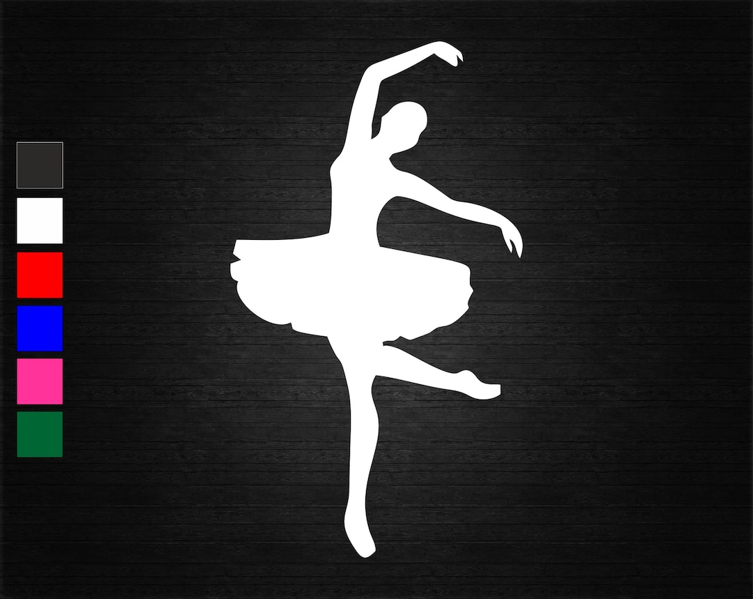 Ballerina Dance Vinyl Decal Sticker Wall Door Window Car Van - Etsy