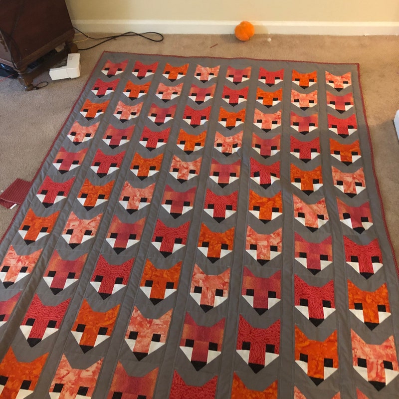 Fox Quilt - Etsy