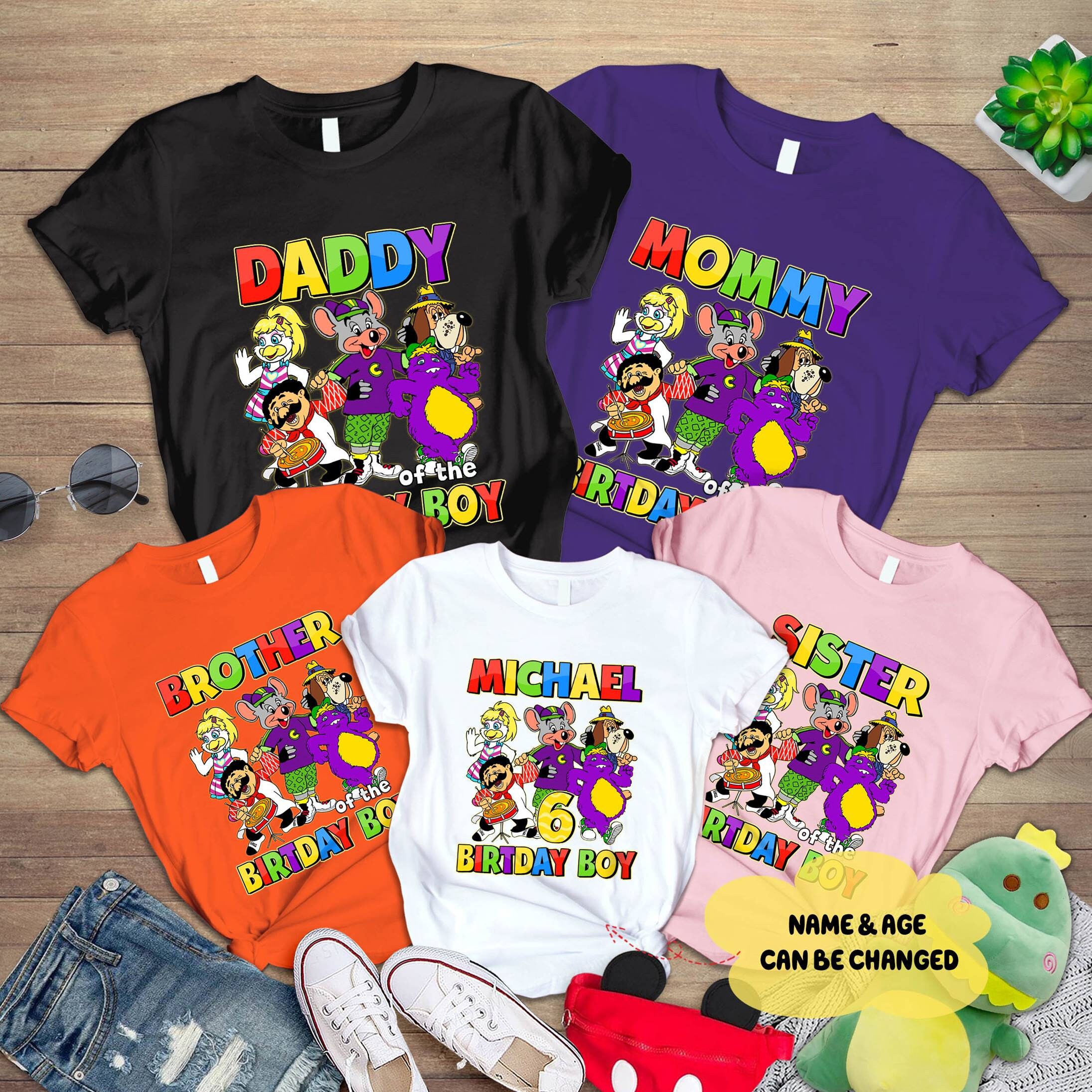 Chuck E Cheese Shirt, Personalized Chuck E Cheese Family Matching Shirt