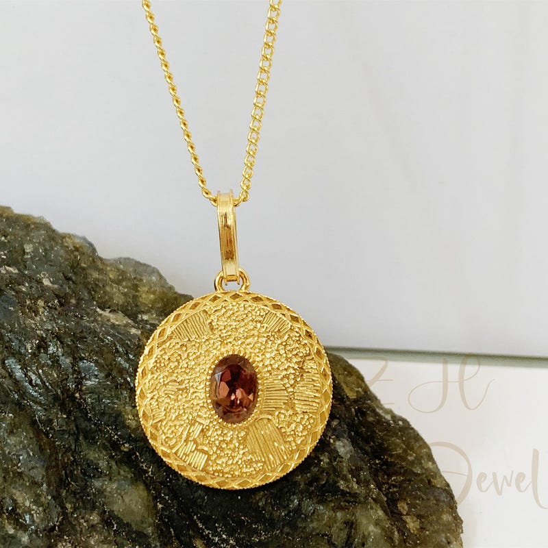 Gold Medallion - Etsy