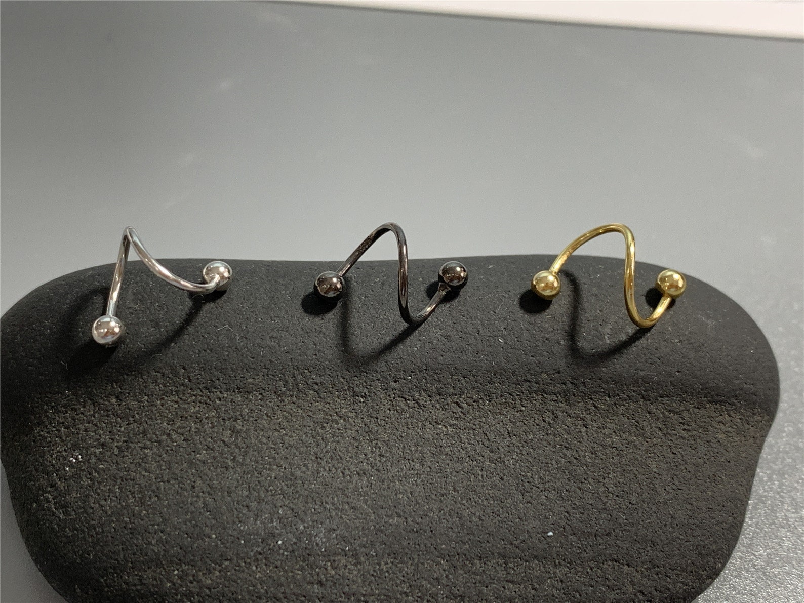 Twisted Spiral Helix Earrings-shape Conch Earringspiral - Etsy