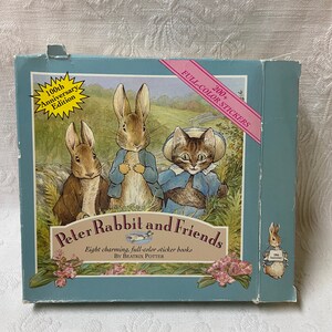 BEATRIX POTTER Peter Rabbit and Friends Sticker Story Book | Etsy