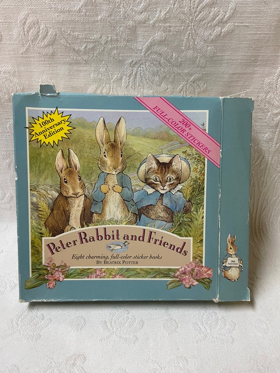 BEATRIX POTTER Peter Rabbit and Friends Sticker Story Book | Etsy