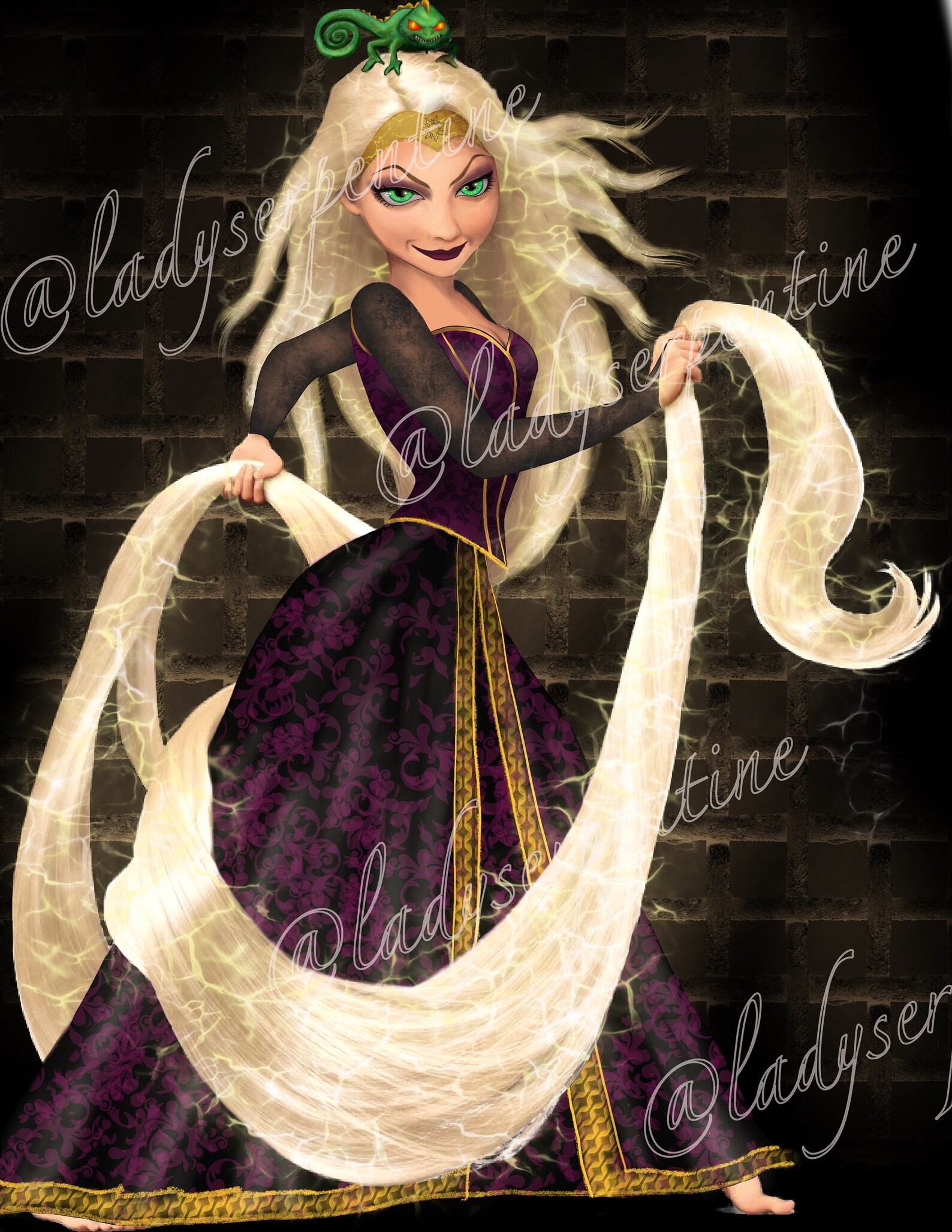 Evil Rapunzel - Etsy.de