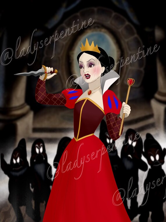 Evil Snow White Digital Download | Etsy