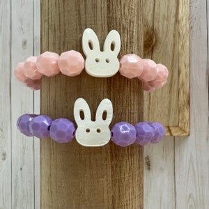 Bunny Bracelet, Easter Bracelet for Toddlers, Easter Basket Stuffers ...