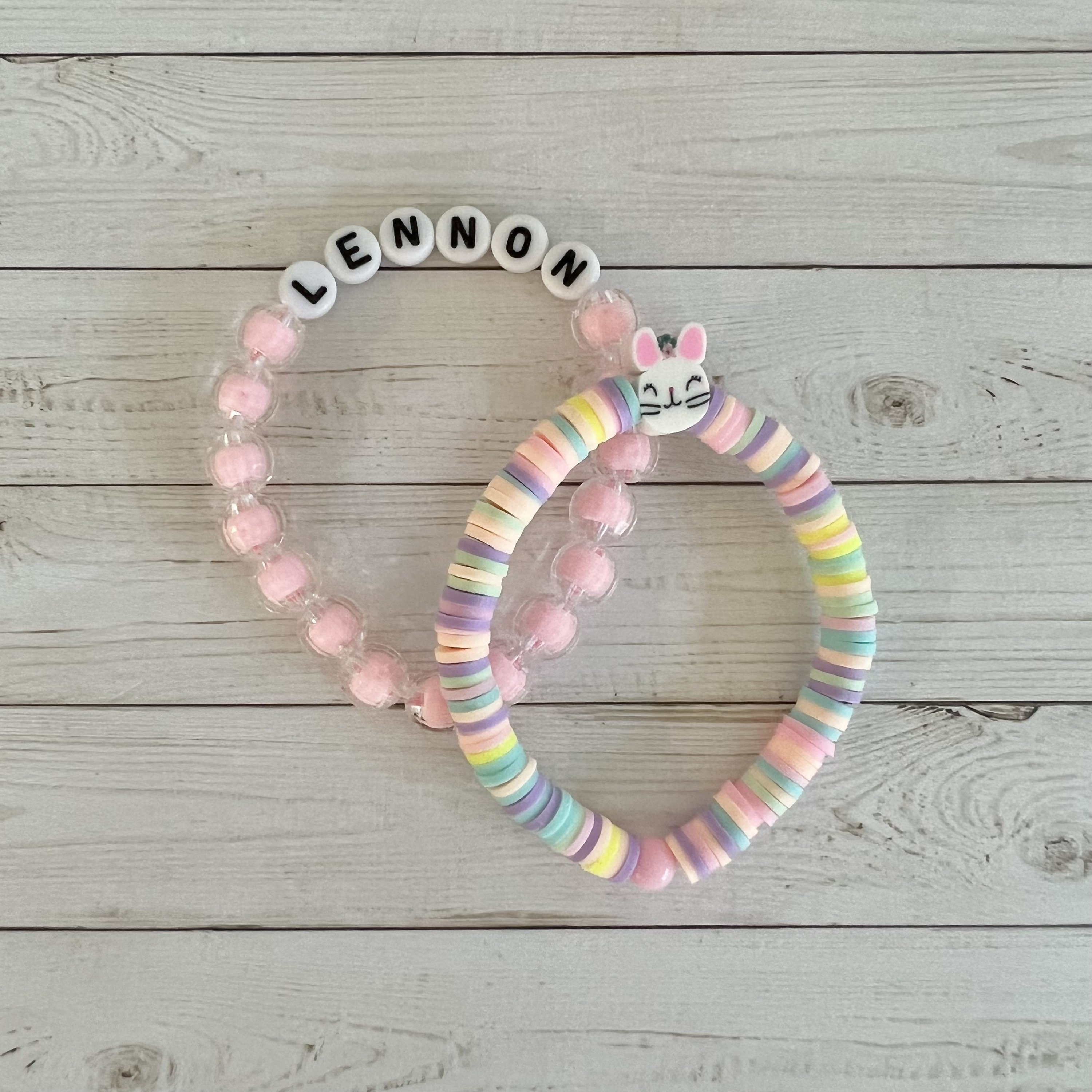 DIY Easter Bracelet Kit, Easter Basket Stuffer, Make Your Own Bracelet ...