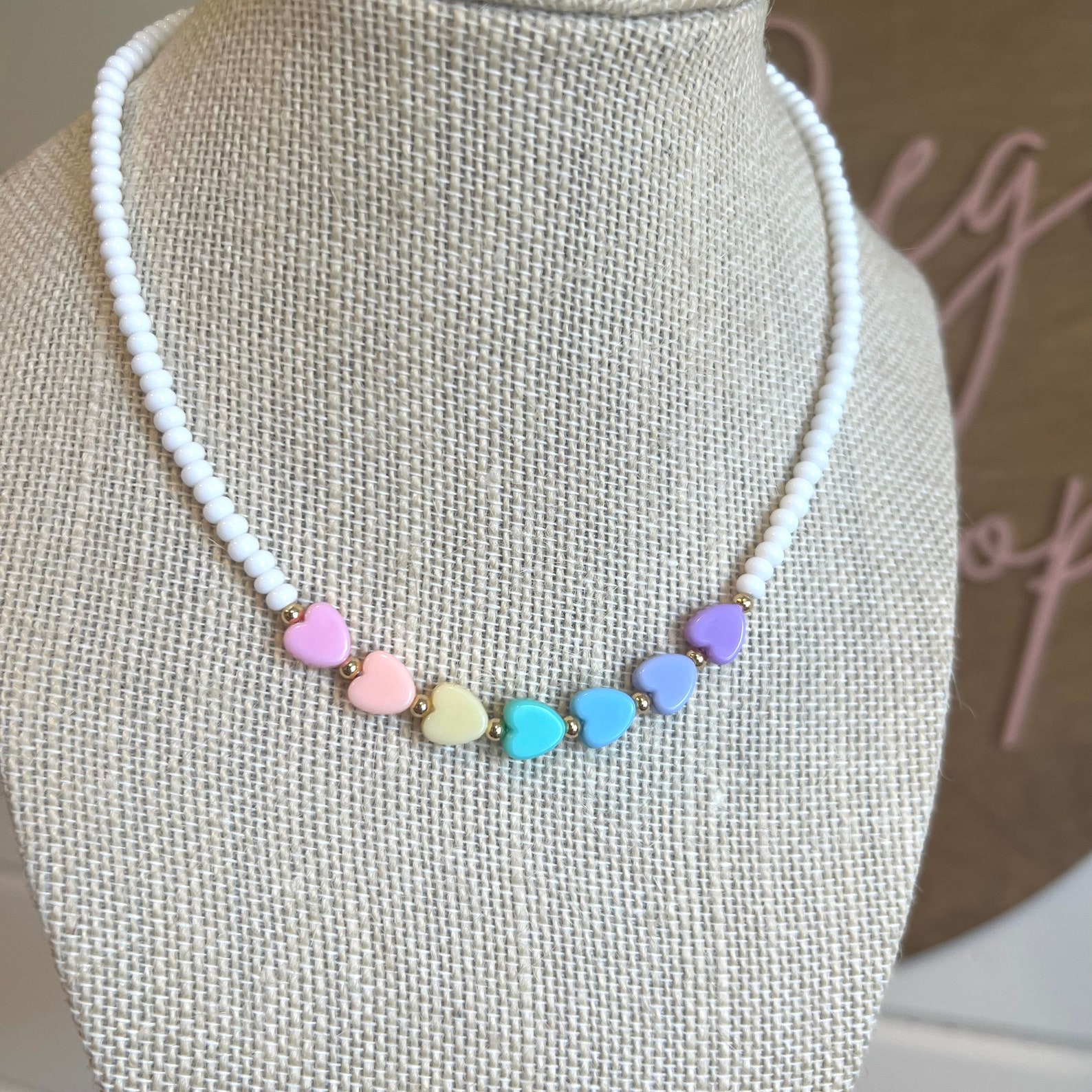 Girls Necklace Beaded Necklace Toddler Jewelry Little Girls - Etsy