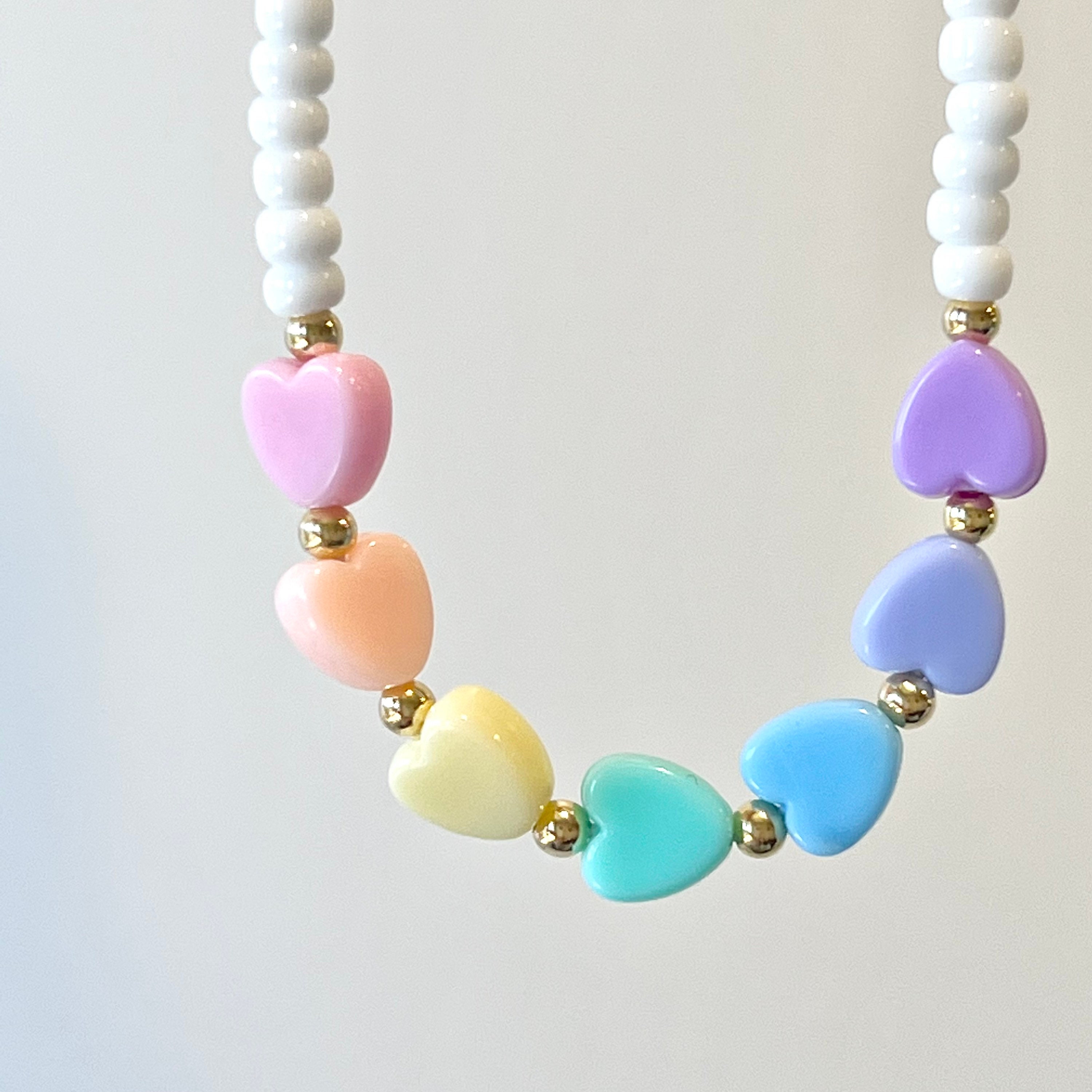 Girls Necklace Beaded Necklace Toddler Jewelry Little Girls - Etsy