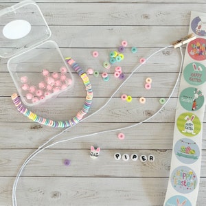 DIY Easter Bracelet Kit, Easter Basket Stuffer, Make Your Own Bracelet ...