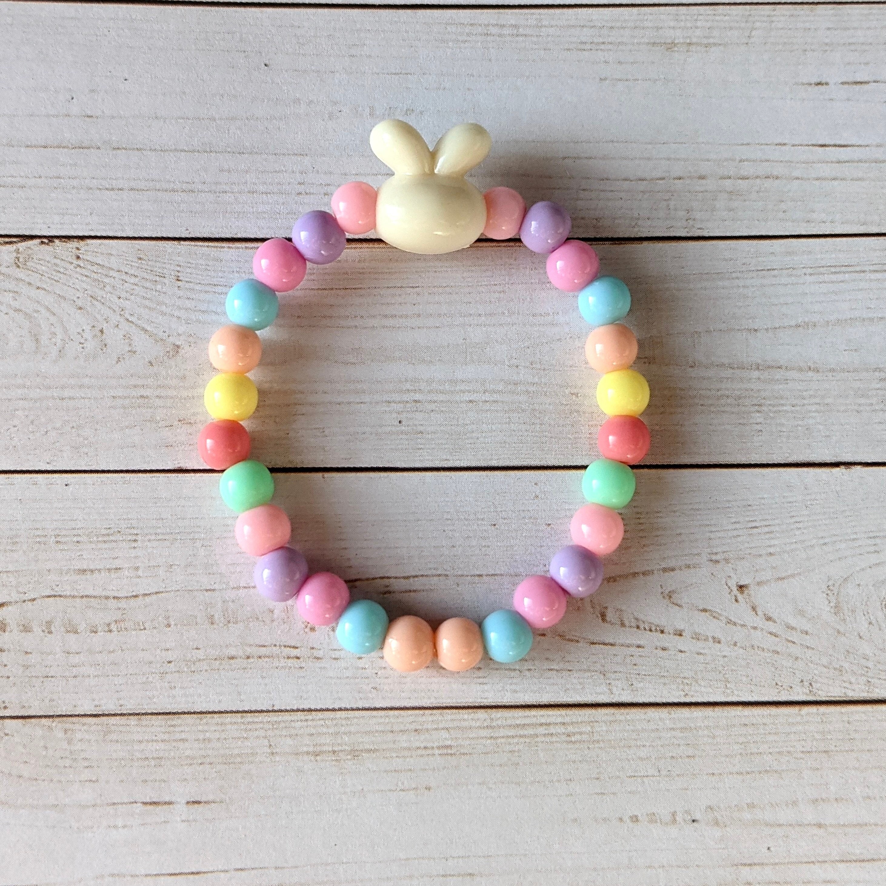 Kids Bunny Bracelet Easter Jewelry for Kids Bunny Jewelry - Etsy