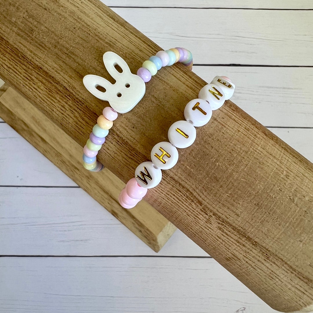 Easter Basket Stuffer, Kids Bunny Bracelet, Easter Gift for Kids ...