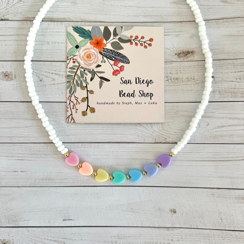 Girls Necklace Beaded Necklace Toddler Jewelry Little Girls - Etsy