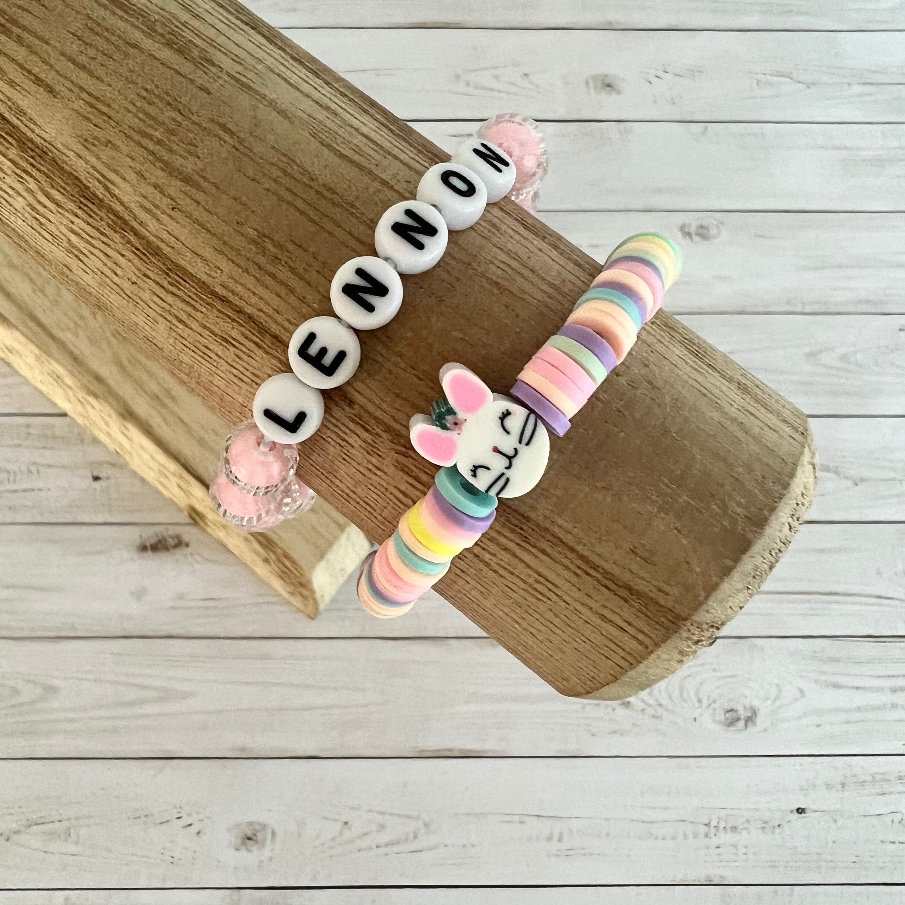 DIY Easter Bracelet Kit, Easter Basket Stuffer, Make Your Own Bracelet ...