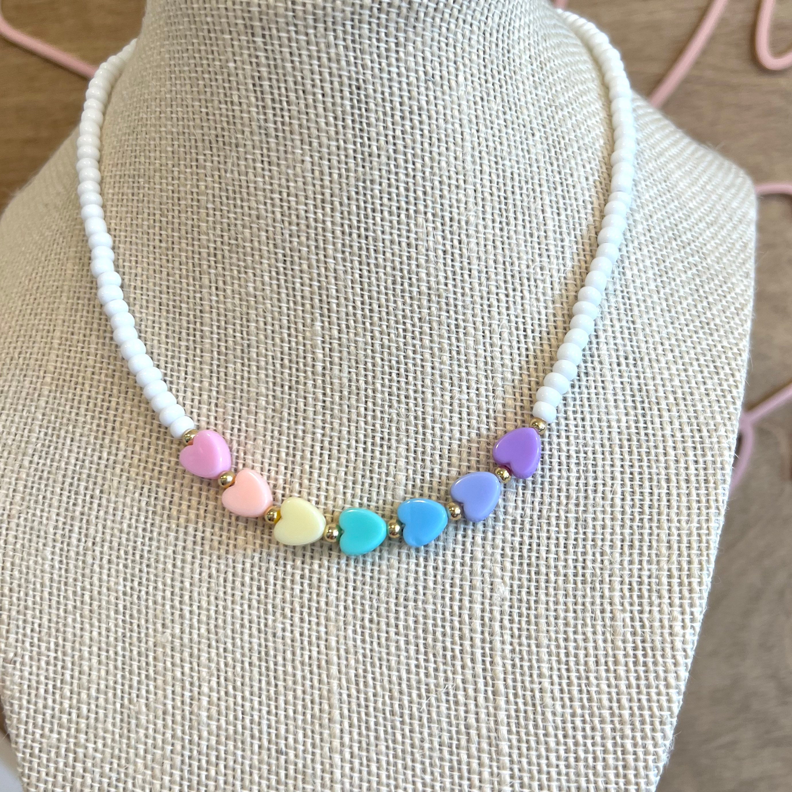 Girls Necklace Beaded Necklace Toddler Jewelry Little Girls - Etsy