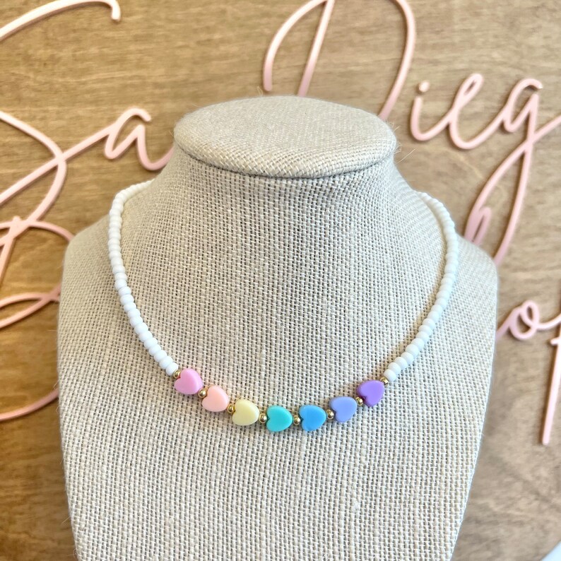 Girls Necklace Beaded Necklace Toddler Jewelry Little Girls - Etsy