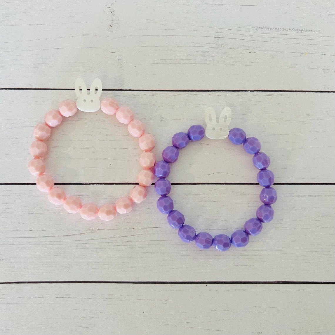Bunny Bracelet, Easter Bracelet for Toddlers, Easter Basket Stuffers ...