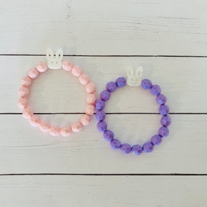 Bunny Bracelet, Easter Bracelet for Toddlers, Easter Basket Stuffers ...