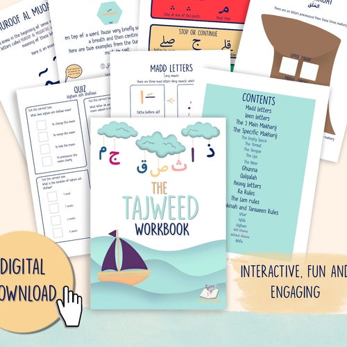 The Ultimate Tajweed Workbook Digital Download - Etsy