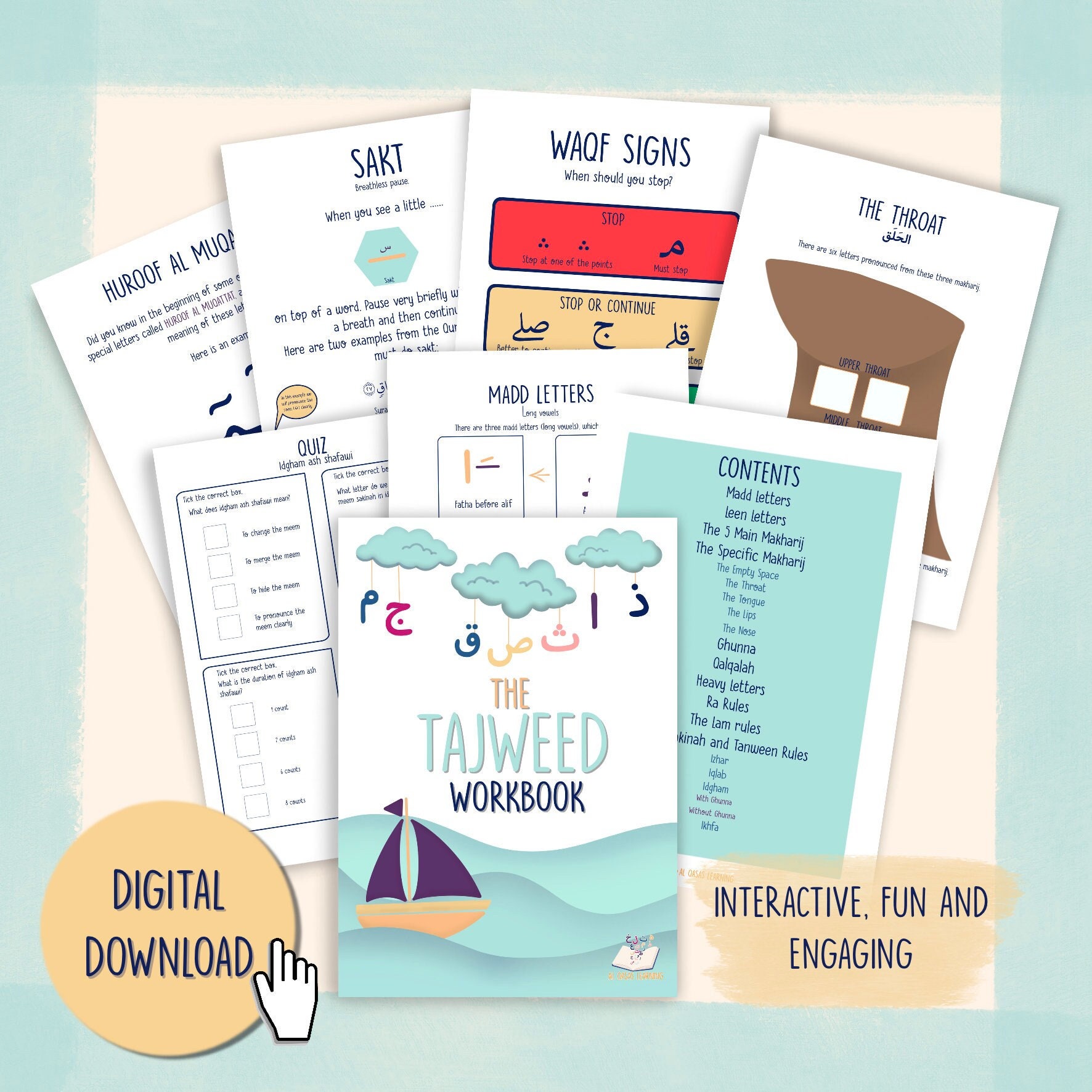The Ultimate Tajweed Workbook - Digital Download - Etsy