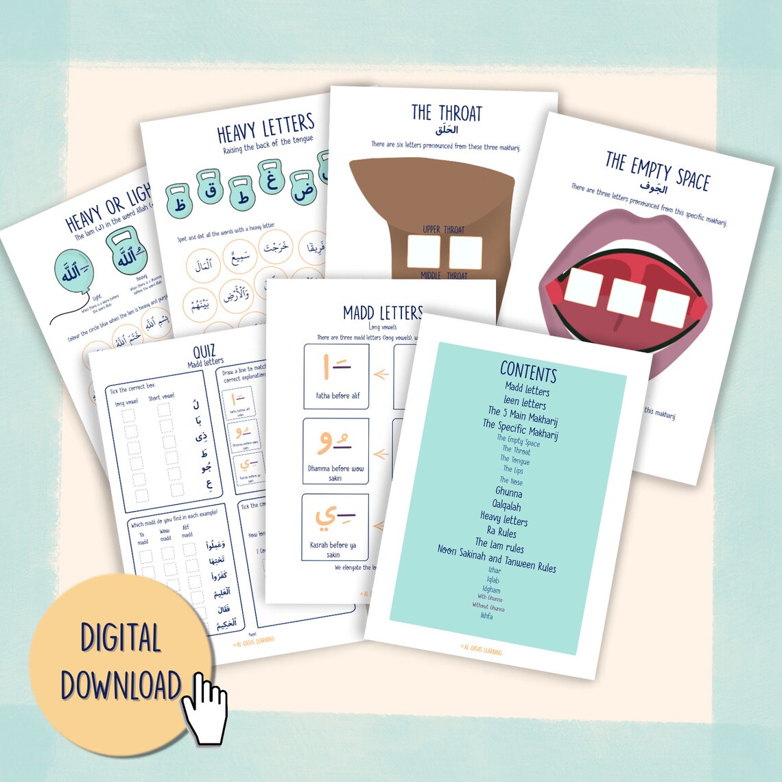 The Ultimate Tajweed Workbook Digital Download - Etsy