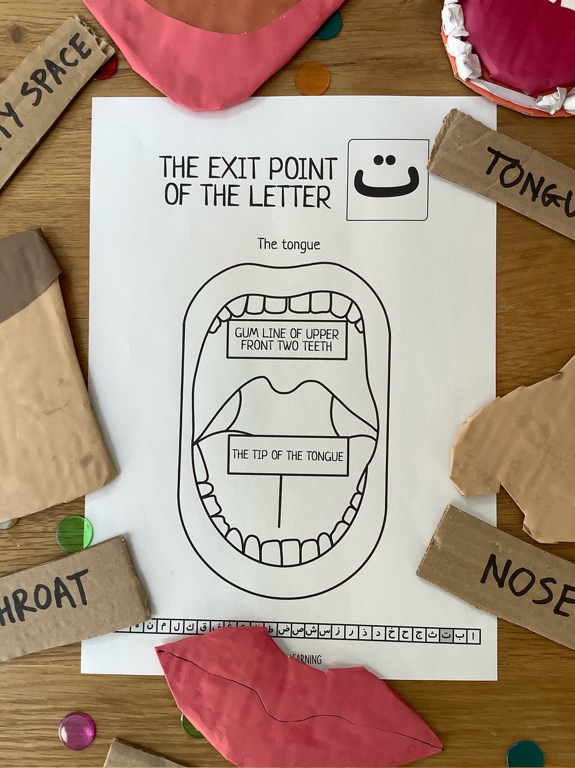 The Arabic Alphabet for Kids A Hands-on and Fun Arabic - Etsy