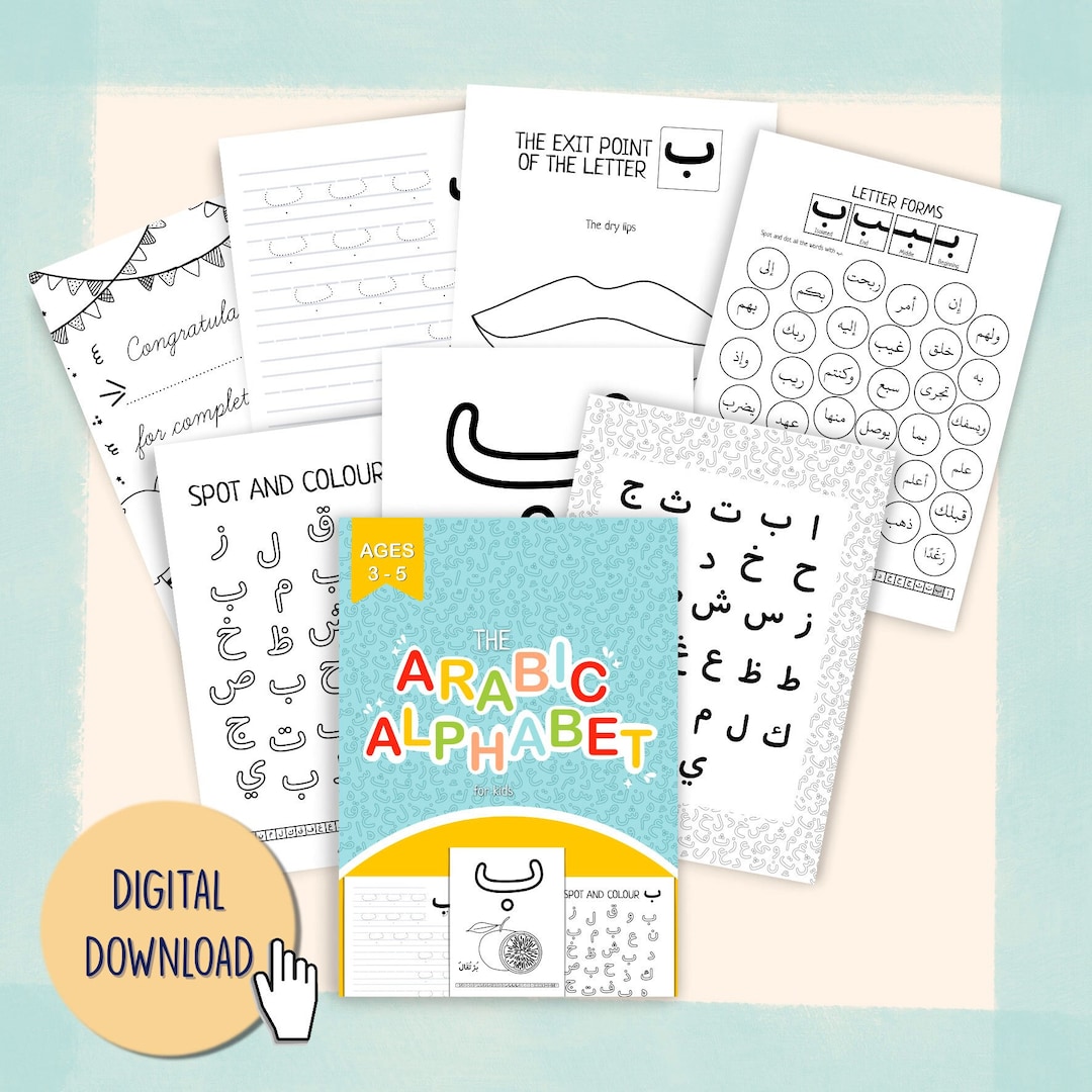 The Arabic Alphabet for Kids - A Hands-on and Fun Arabic Alphabet ...