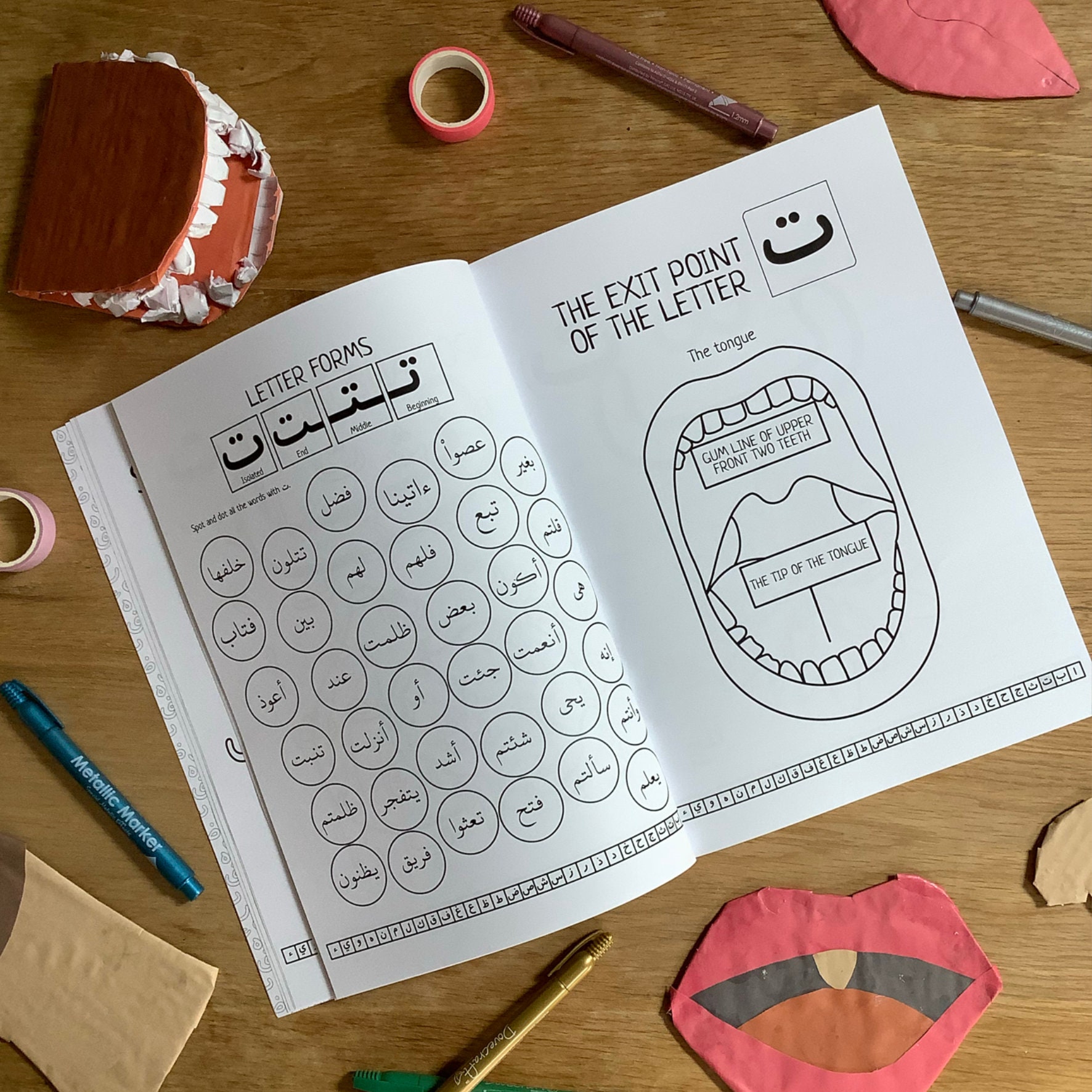 The Arabic Alphabet for Kids: an Arabic Alphabet Workbook for Kids ...