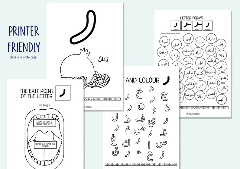 The Arabic Alphabet for Kids - A Hands-on and Fun Arabic Alphabet ...
