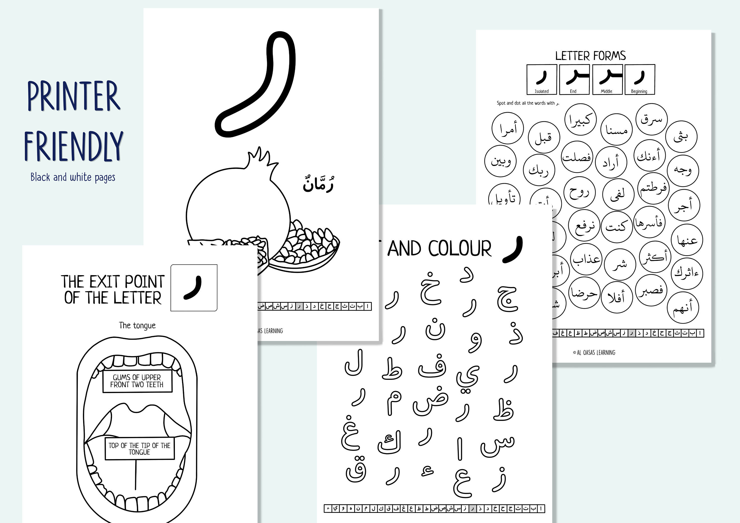 The Arabic Alphabet for Kids - A Hands-on and Fun Arabic Alphabet ...