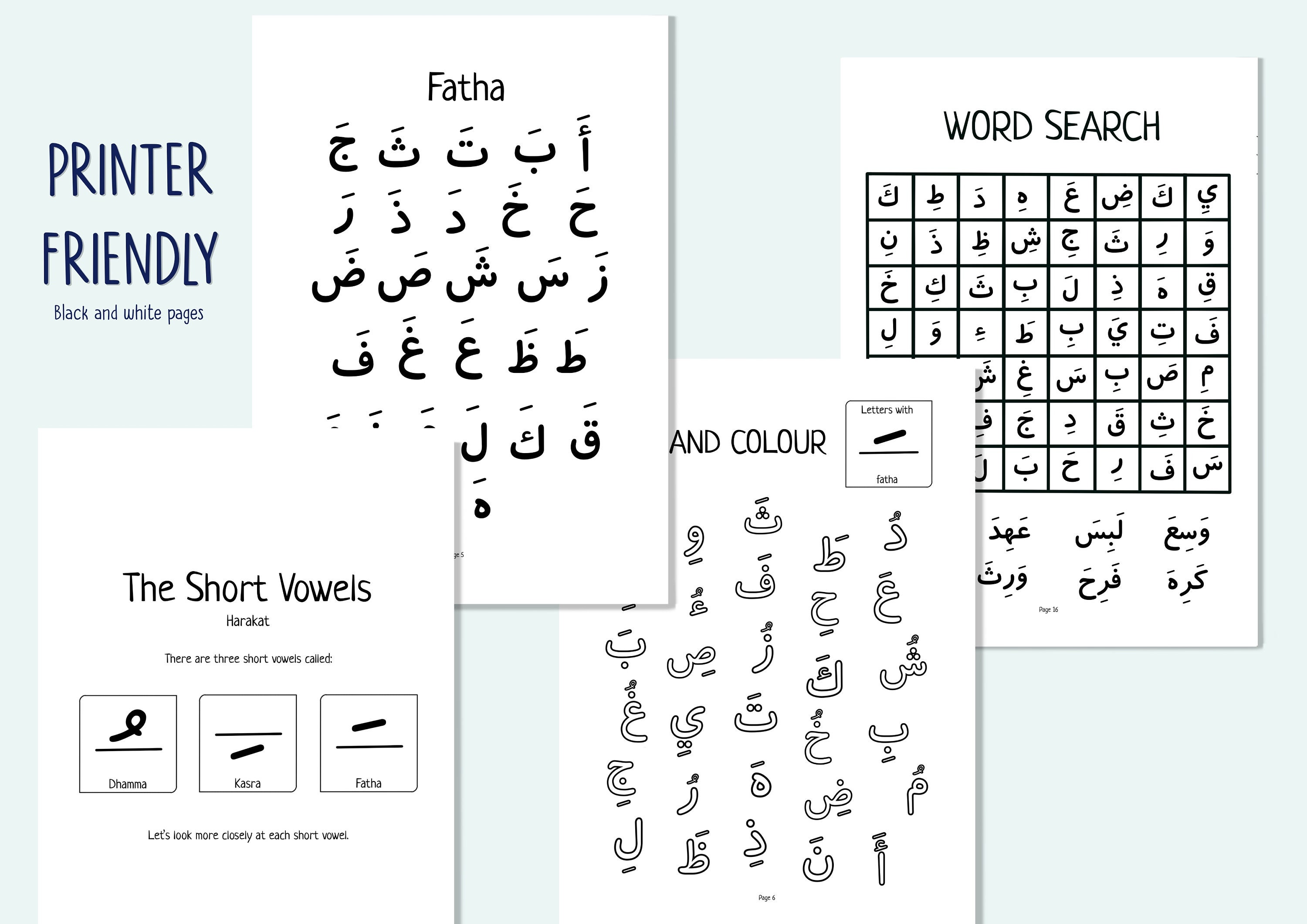 The Arabic Short Vowels: Learn How to Read the Quran A Hands-on and ...