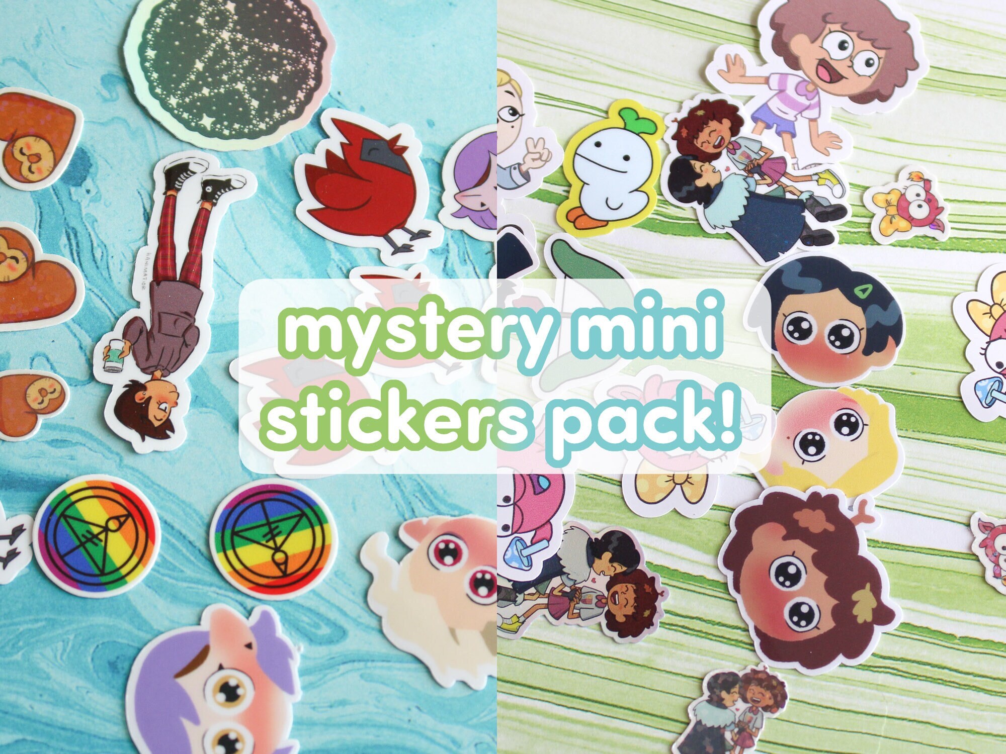 Paper Mystery Mini Sticker Pack! Stickers Stickers, Labels & Tags etna ...
