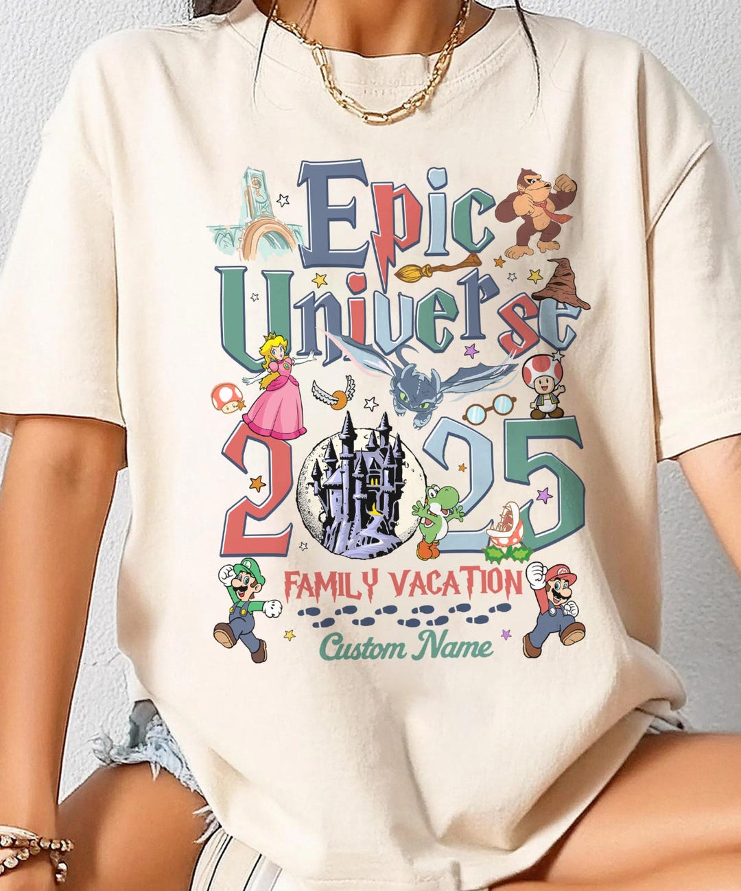 Universal Epic Universe Shirt, Super Mario Epic Universe Family ...