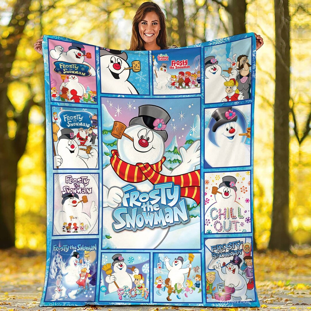 Frosty the Snowman Blanket Frosty and Friends Blanket - Etsy