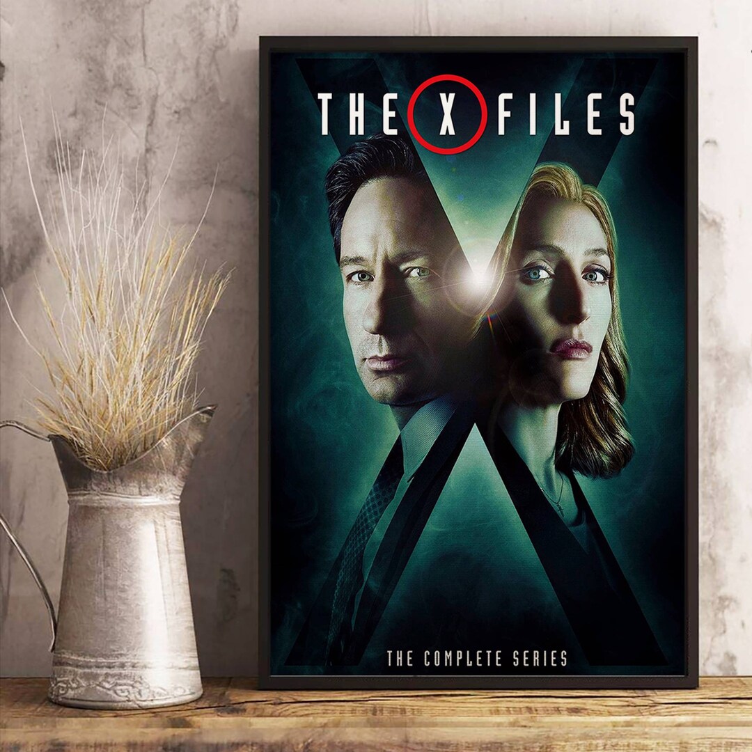 The X Files Poster Dana Scully Fox Mulder Poster X Files Movie Canvas Poster Tv Series Movies ...