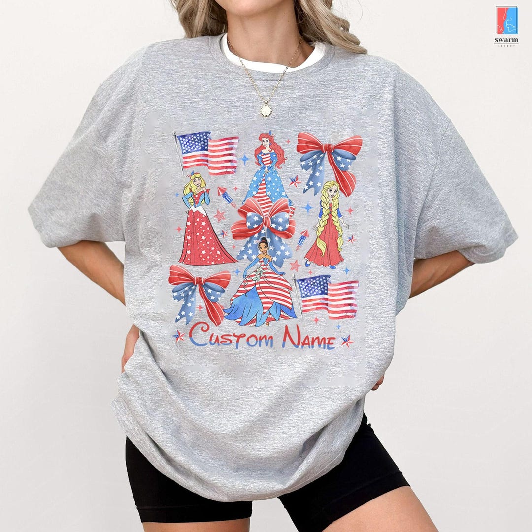 Disneyland Princess 4th of July Shirt, Princess Coquette Shirt ...