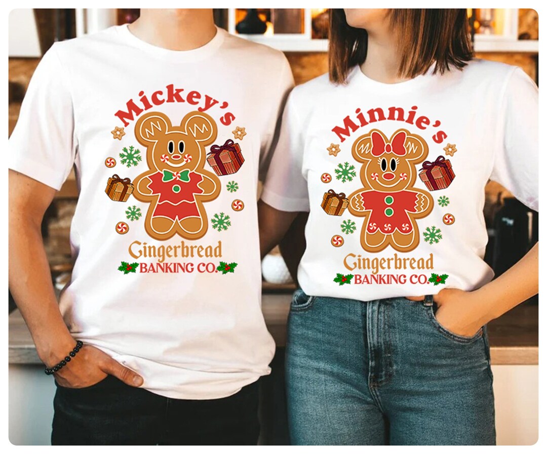 Mickey Minnie Gingerbread Sweatshirt Mickey Gingerbread - Etsy