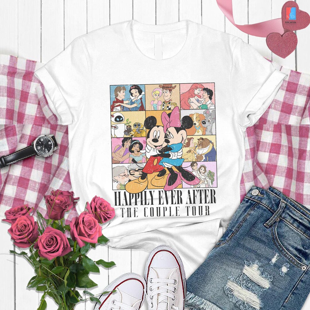 Disneyland Happily Ever After the Couple Tour Shirt, Mickey Minnie ...