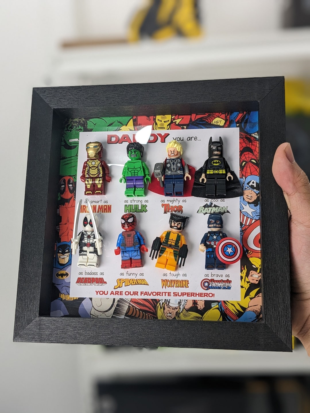 Dad Superhero Gift Father's Day Gift 2024 Super Dad Gift Fathers Day ...