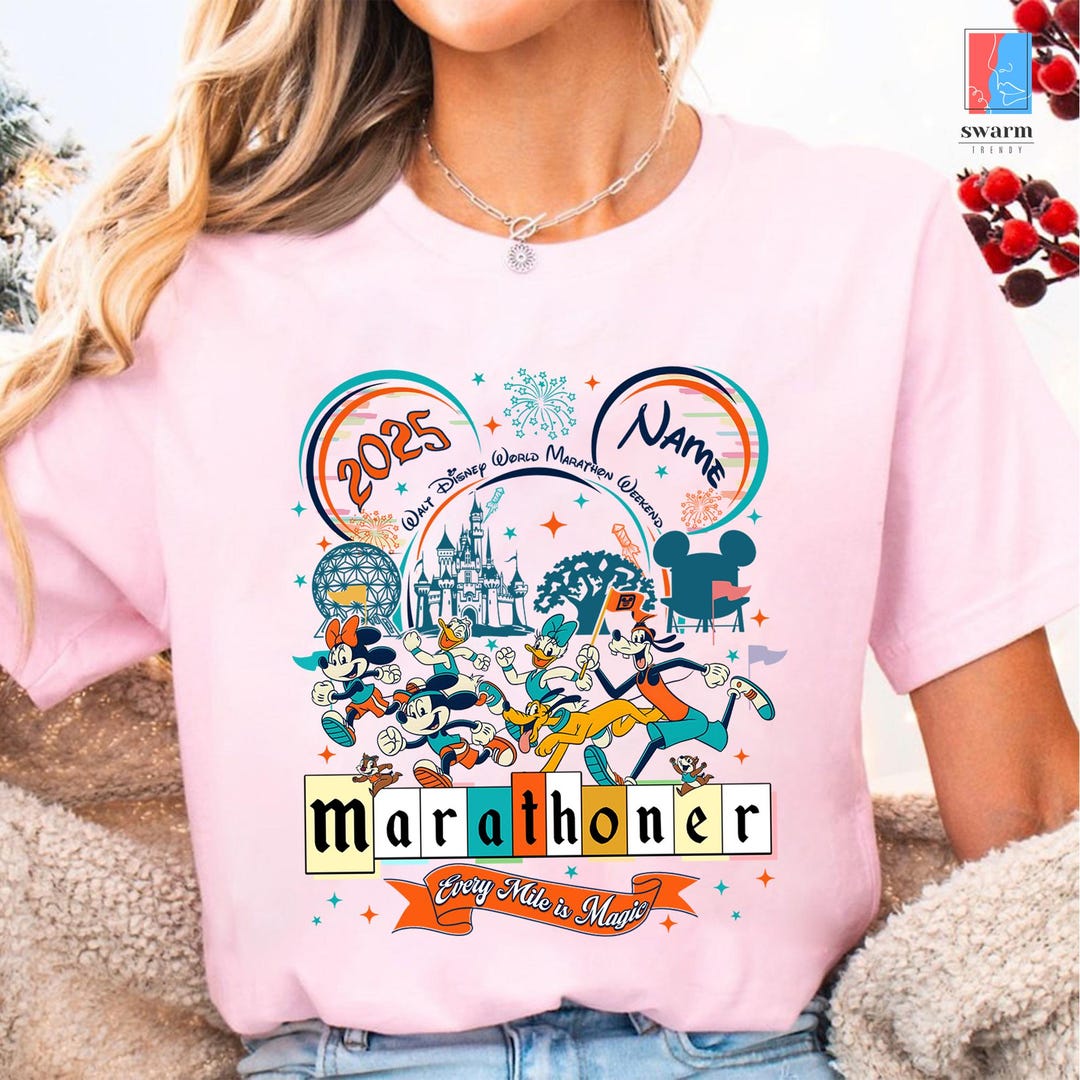 Custom Rundisney Mickey and Friends Shirt, Disneyworld Marathon Weekend ...