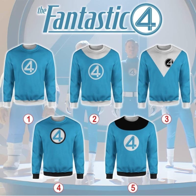 Fantastic 4 First Steps Sweater - Etsy
