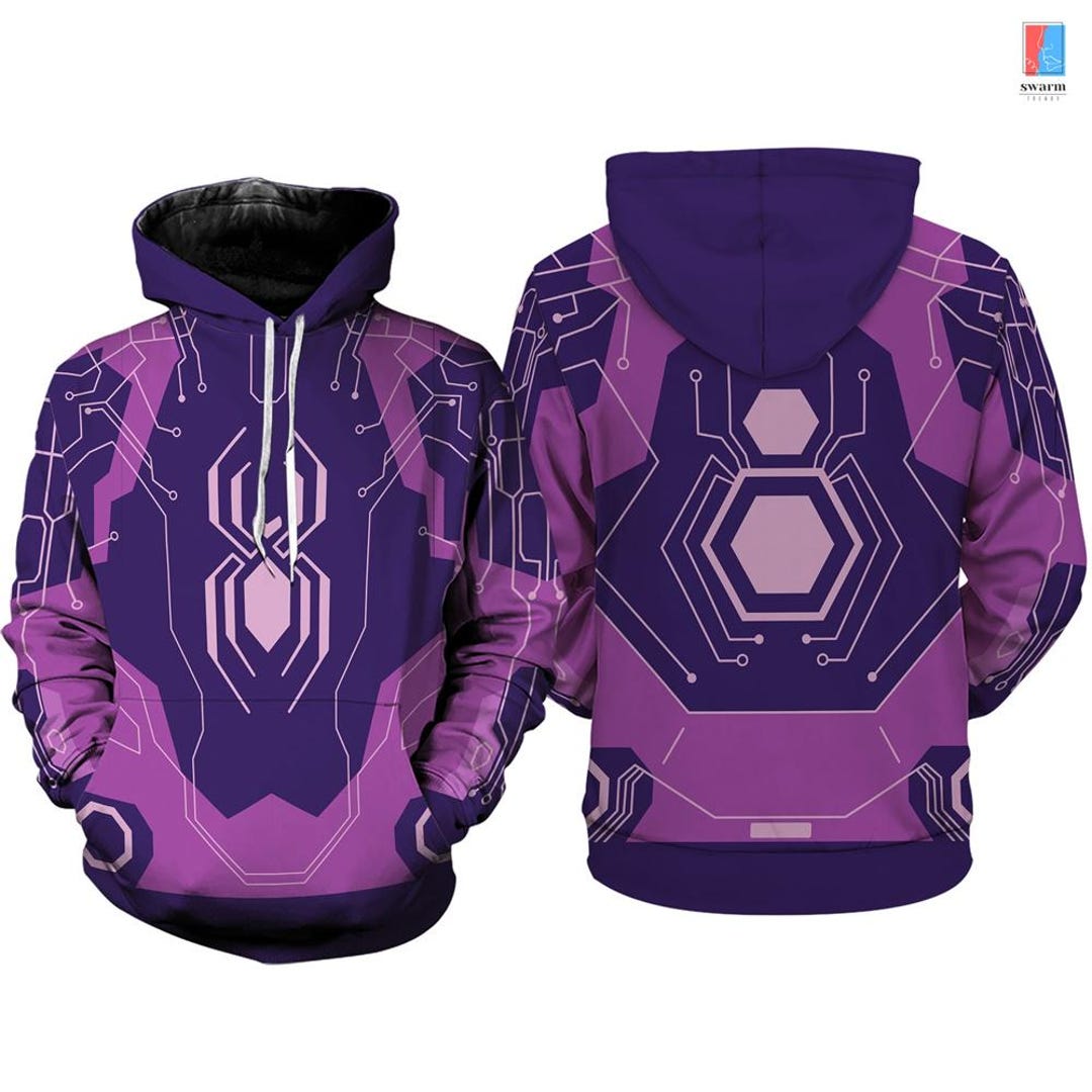 Spider Byte Full Over Print Hoodie | Spider Byte Halloween Costume ...