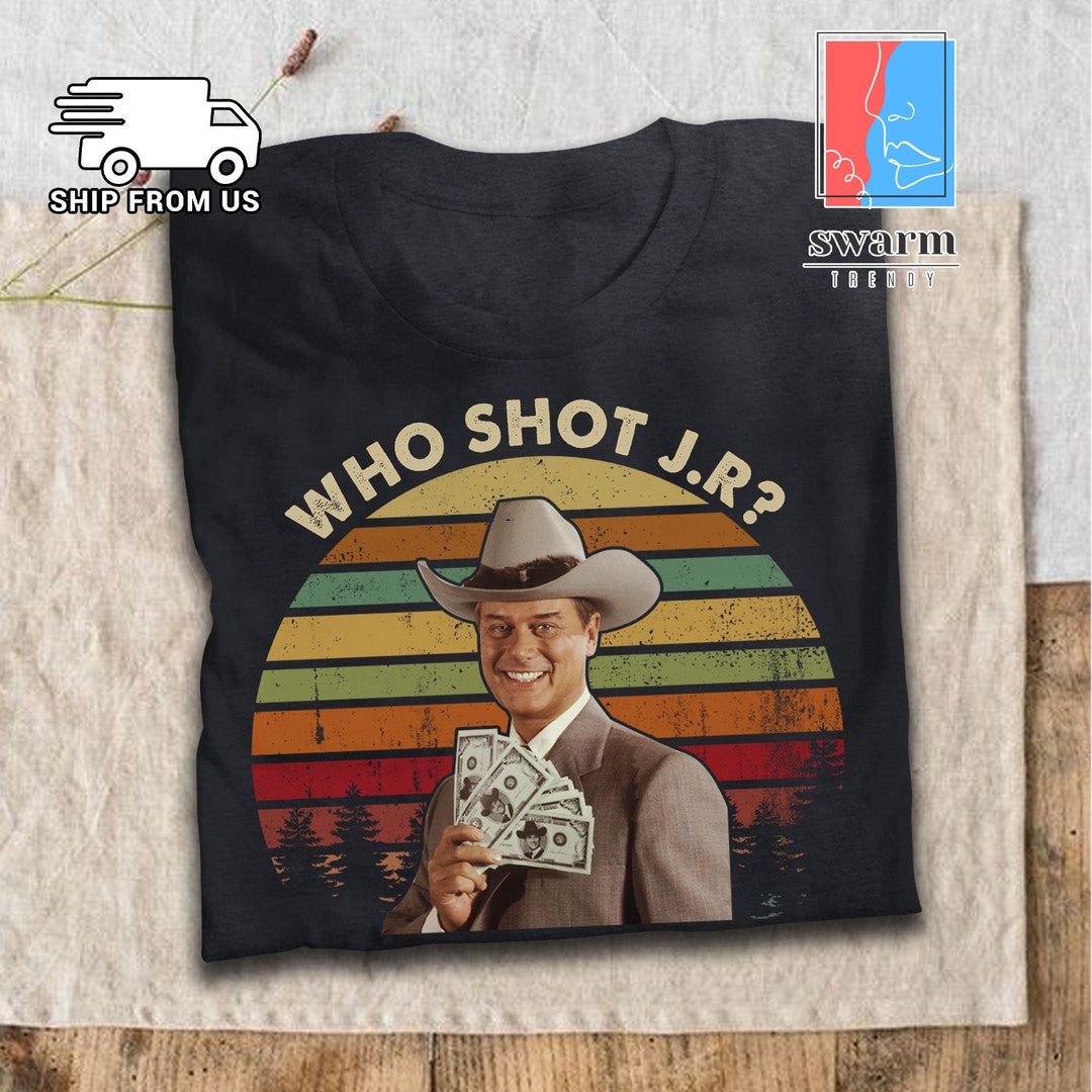 Who Shot J.R Vintage T Shirt Dallas Lovers Movie T Shirt - Etsy