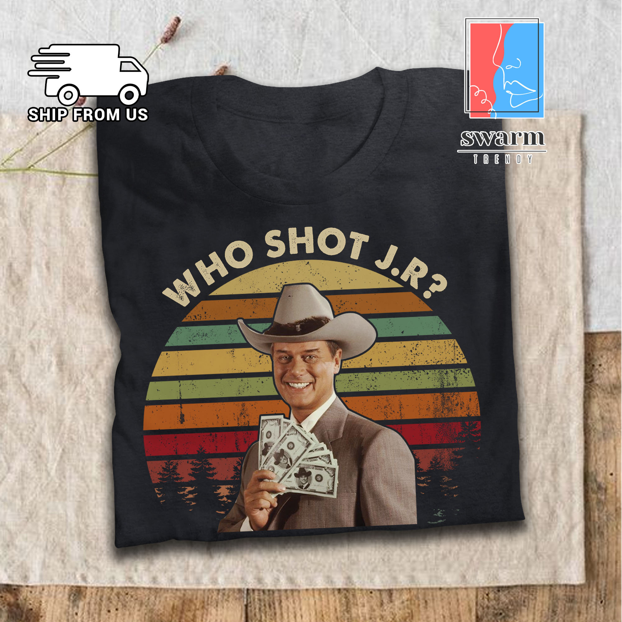 Who Shot J.R Vintage T Shirt Dallas Lovers Movie T Shirt - Etsy UK