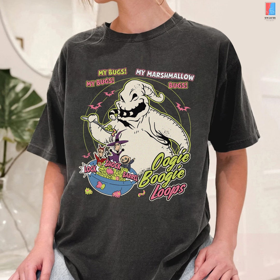 Disney Nightmare Before Christmas Halloween Shirt, Oogie Boogie Loops ...