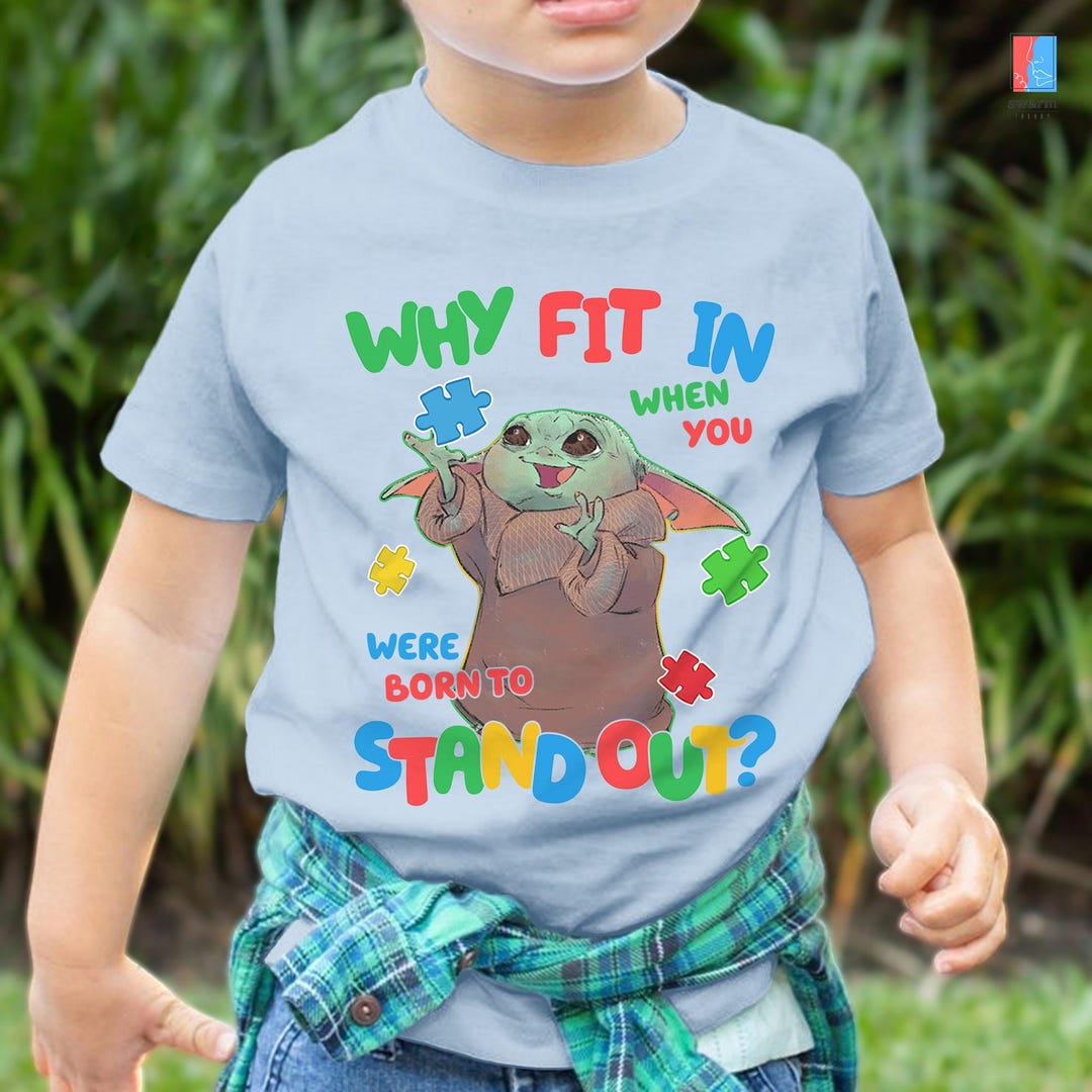 Starwars Baby Yoda Autism Awareness Shirt, Starwars Autism Shirt, Why ...